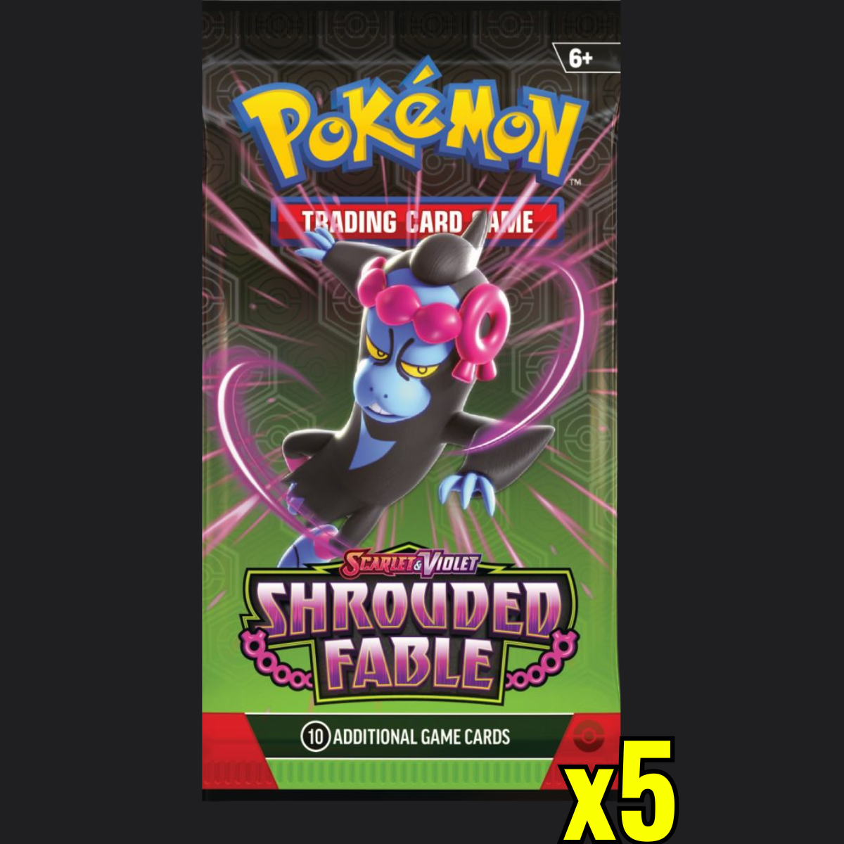 Shrouded Fable - 5 Pokémon Booster Packs – Poké Bucks