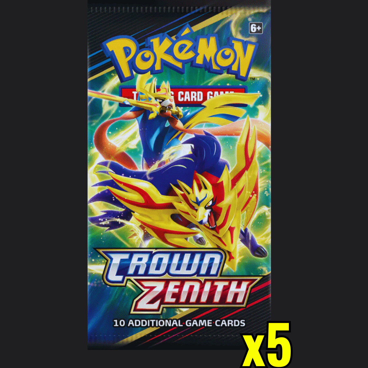 Crown Zenith - 5 Pokémon Booster Packs – Poké Bucks